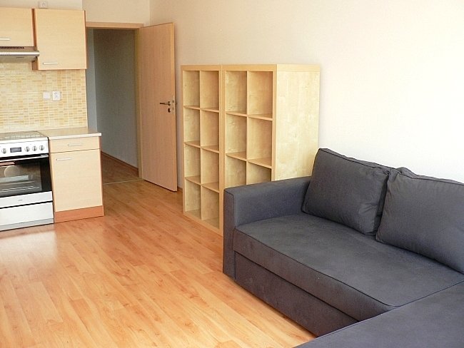 Pronájem bytu 1+kk, Brno - Královo Pole, novostavba, balkón, zařízený, ulice Purkyňova, bytový ...